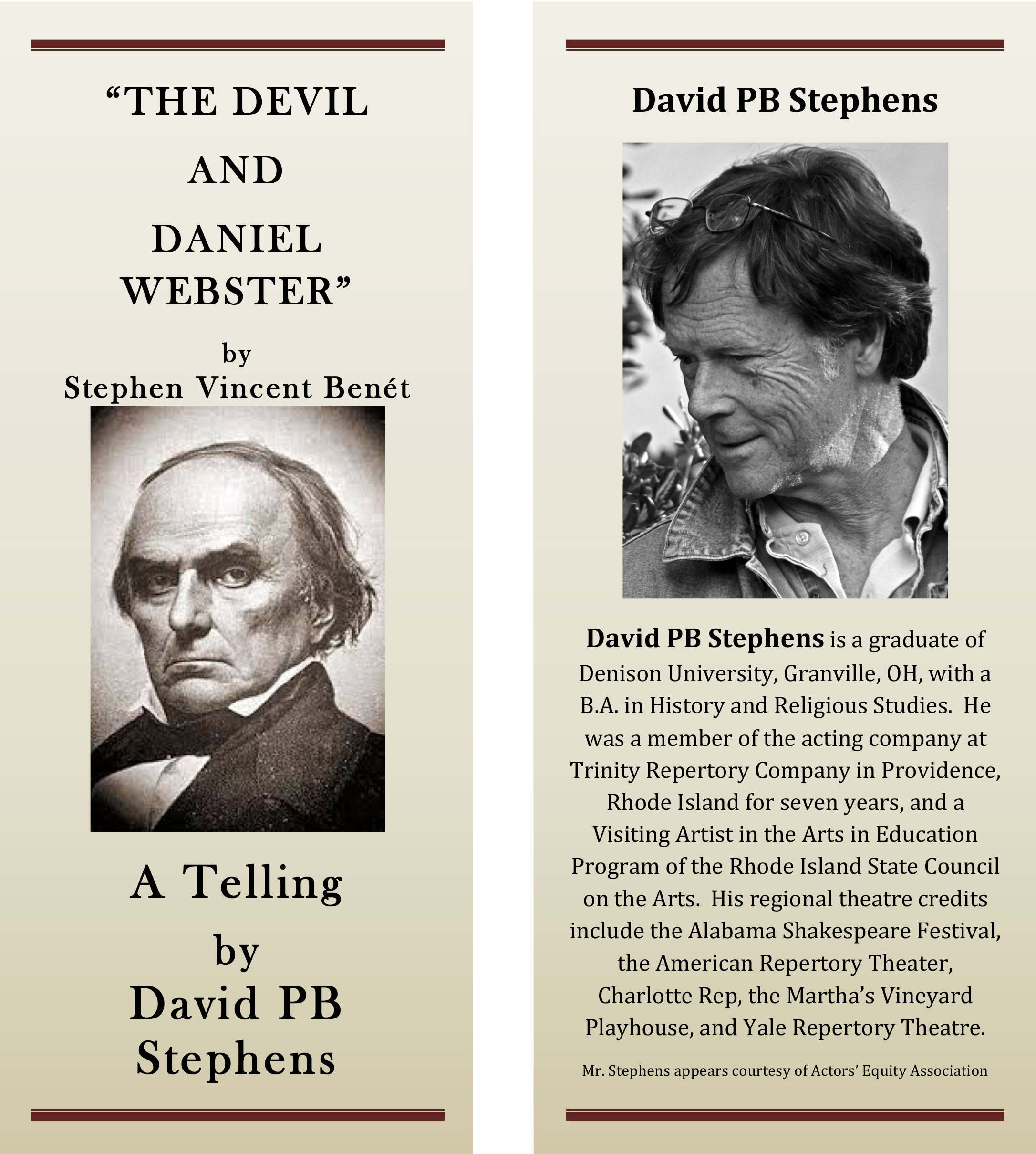 The Devil & Daniel Webster – reads The Devil & Daniel Webster